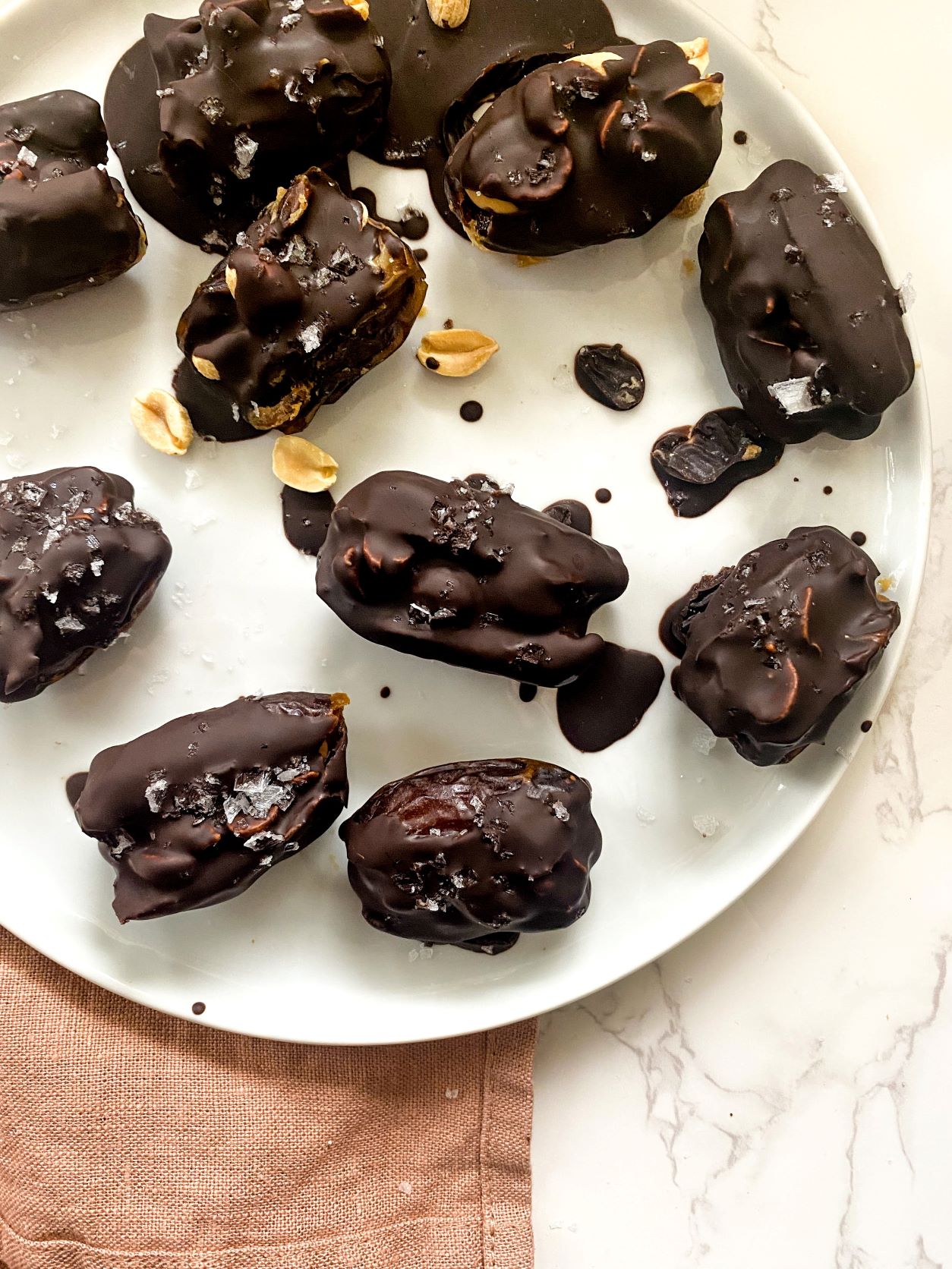 Chocolate Covered Snicker Dates – Eating at Altitude